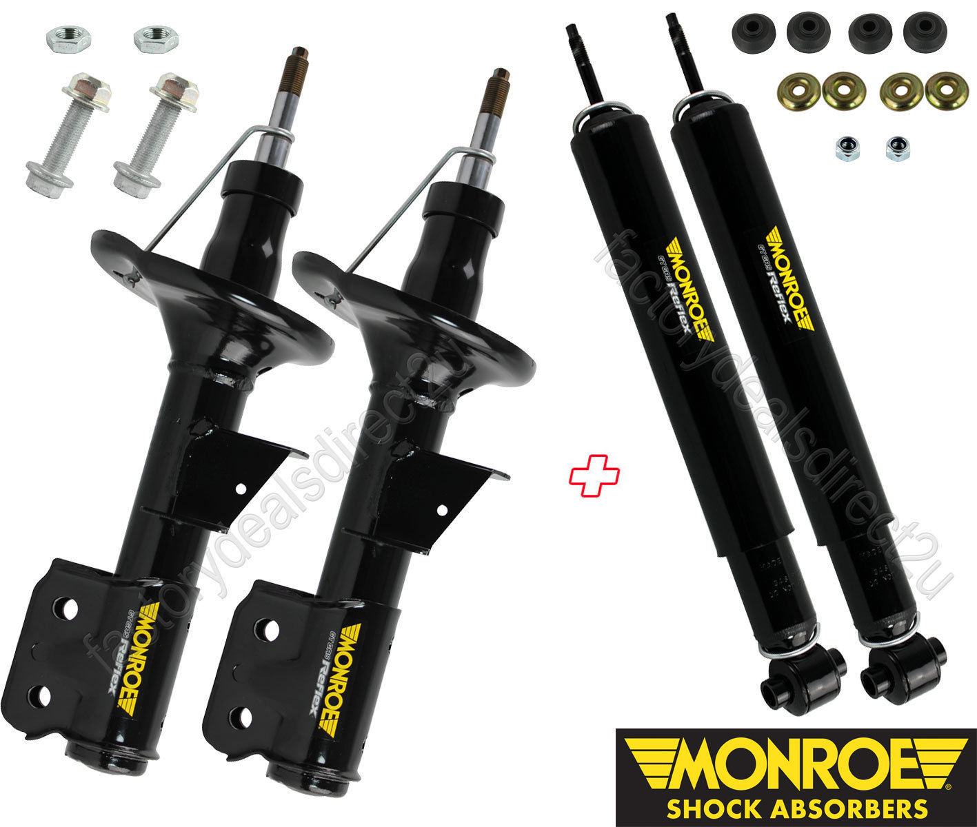 Monroe Gt Gas Struts And Shock Absorbers Full Set Front And Rear Suits